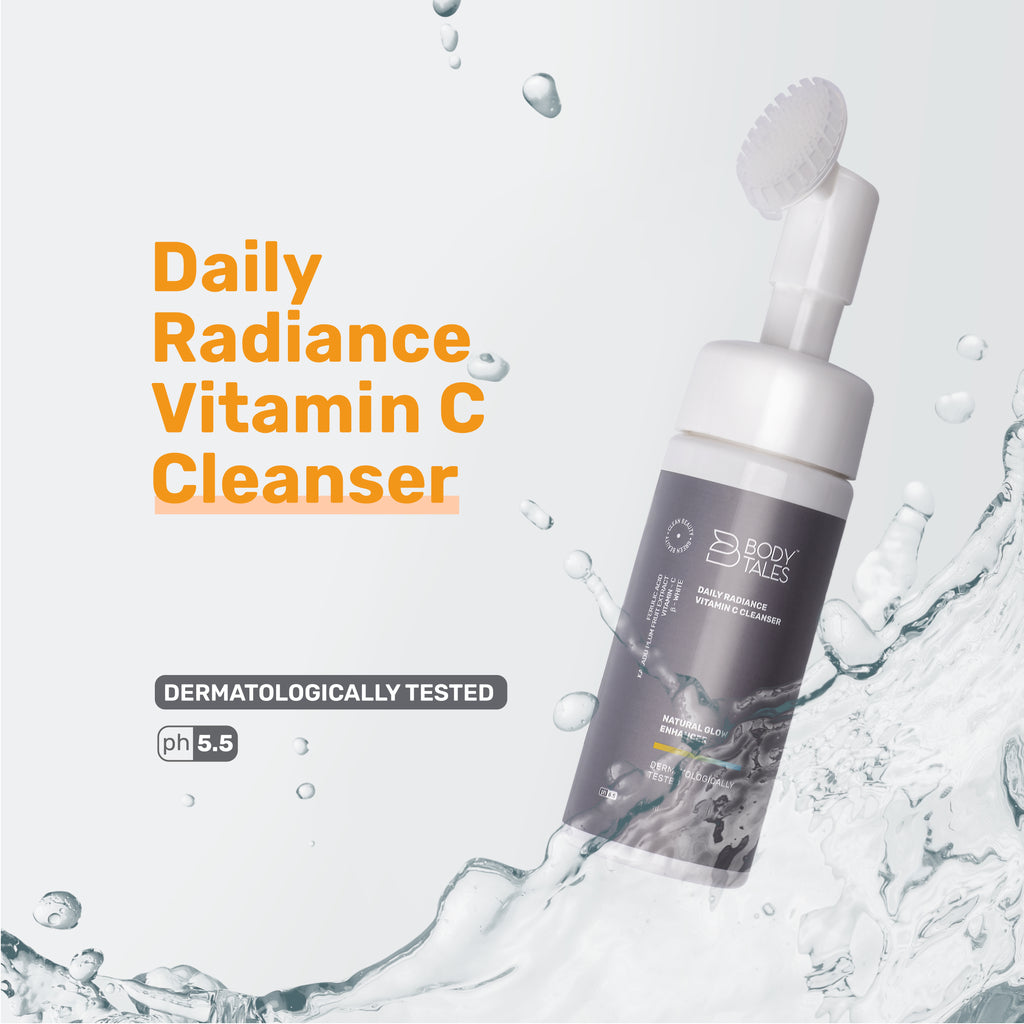 Bodytales Vitamin C Cleanser / Face Wash For Daily Radiance – bodytales.in